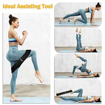 SYOSIN Resistance Bands, Non-Slip Exercise Loop Bands for Hips and ...
