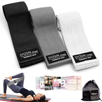 SYOSIN Resistance Bands, Non-Slip Exercise Loop Bands for Hips and ...